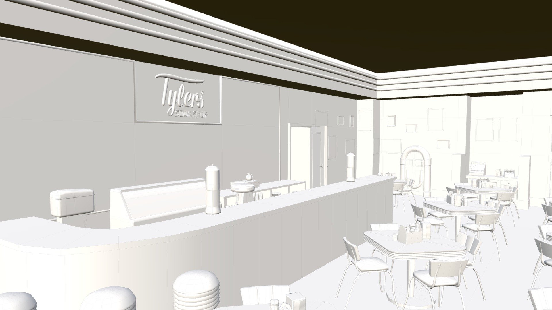 Soda Shop - 3D model by Tyler Biback (@tylerbiback) [357b231] - Sketchfab