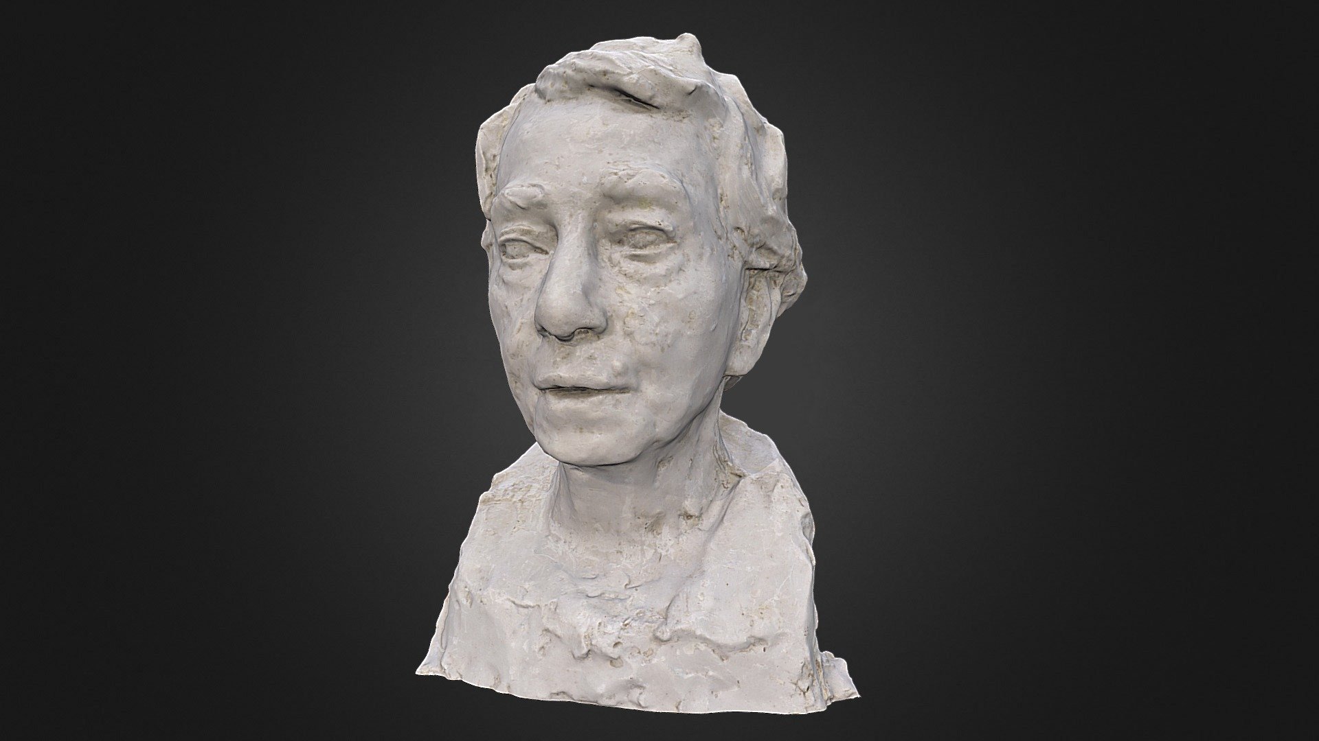 Sculpture of Dame Mary Gilmore by Daphne Mayo - 3D model by The ...