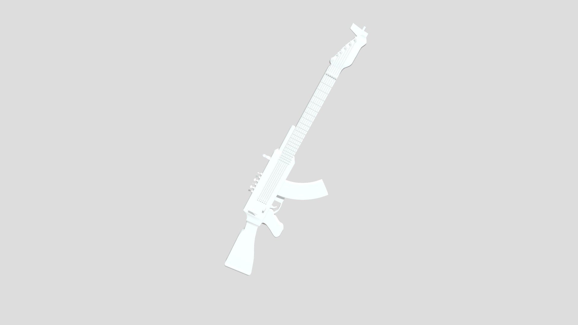 ak47gun - 3D model by alipcam [357cfb2] - Sketchfab
