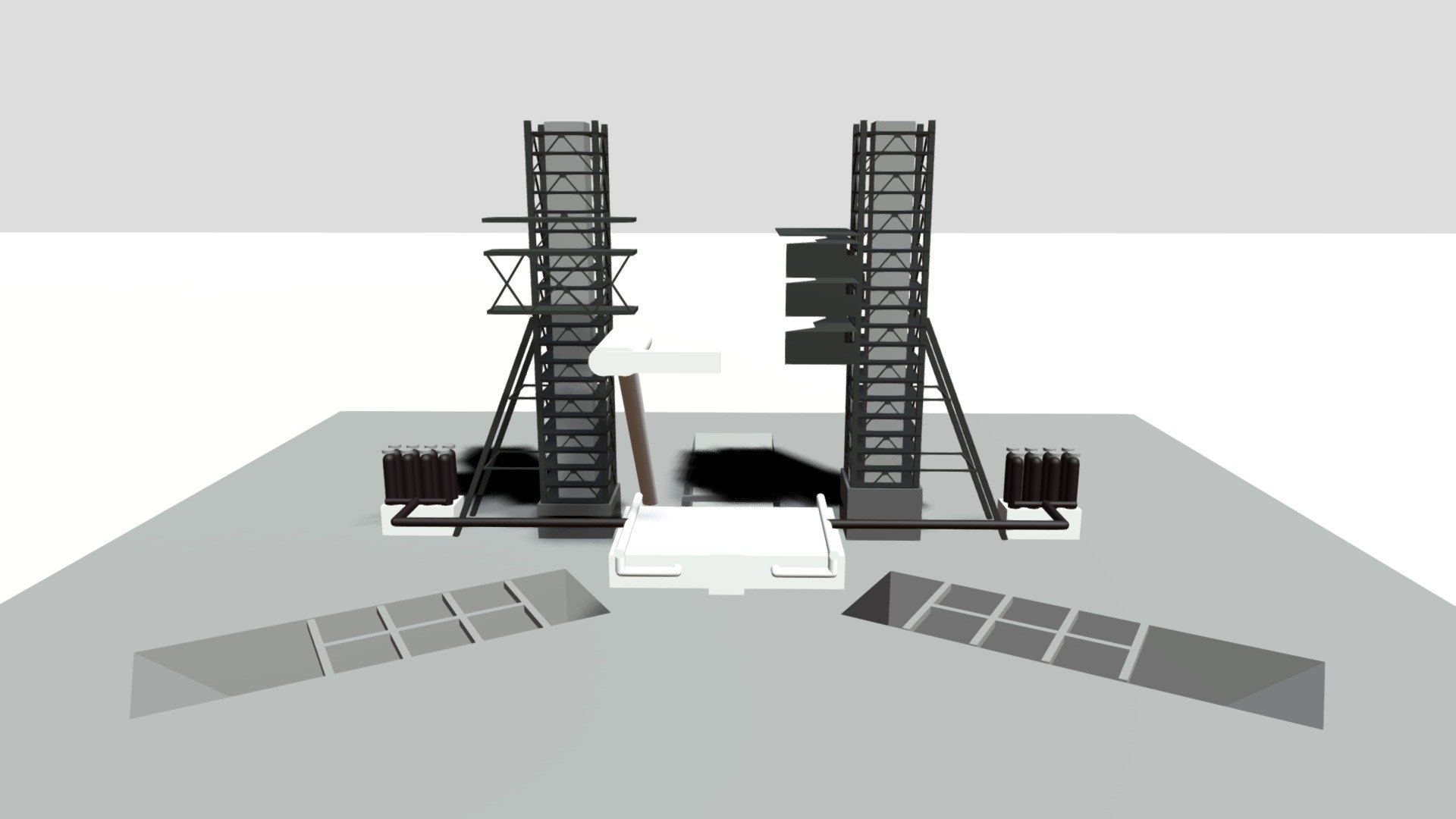 Buran Energia Launchpad - Download Free 3D model by Soviet Model Magic ...
