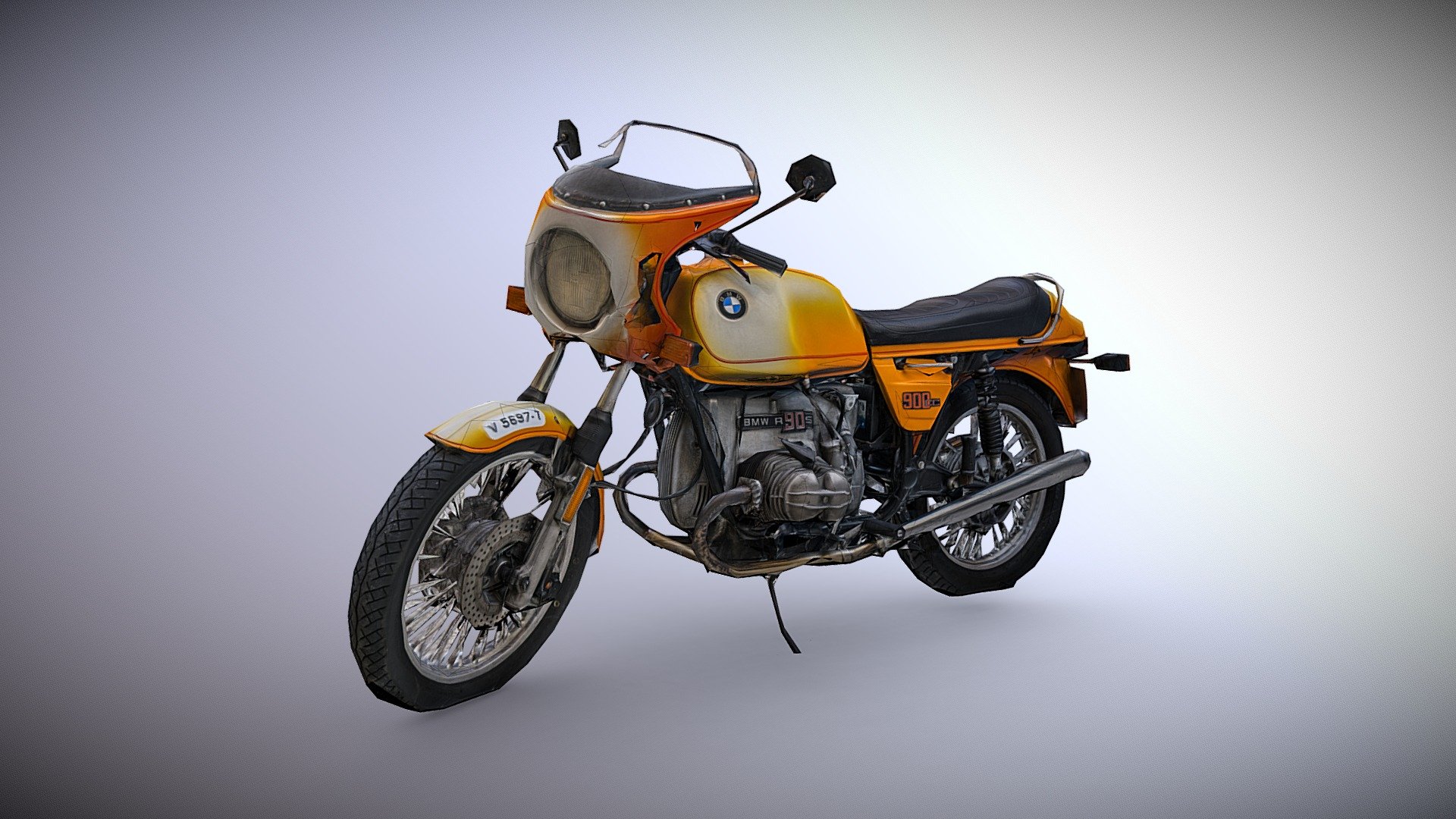 Low poly motorcycle scan - Buy Royalty Free 3D model by Miguel Bandera ...
