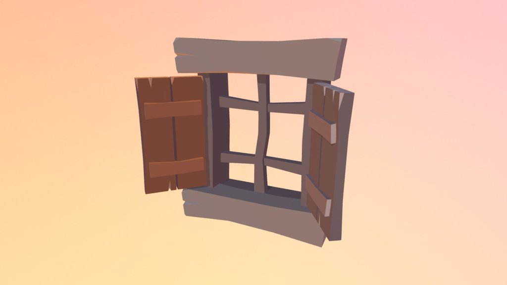 Wooden Window - Download Free 3D model by Inuciian [358030c] - Sketchfab