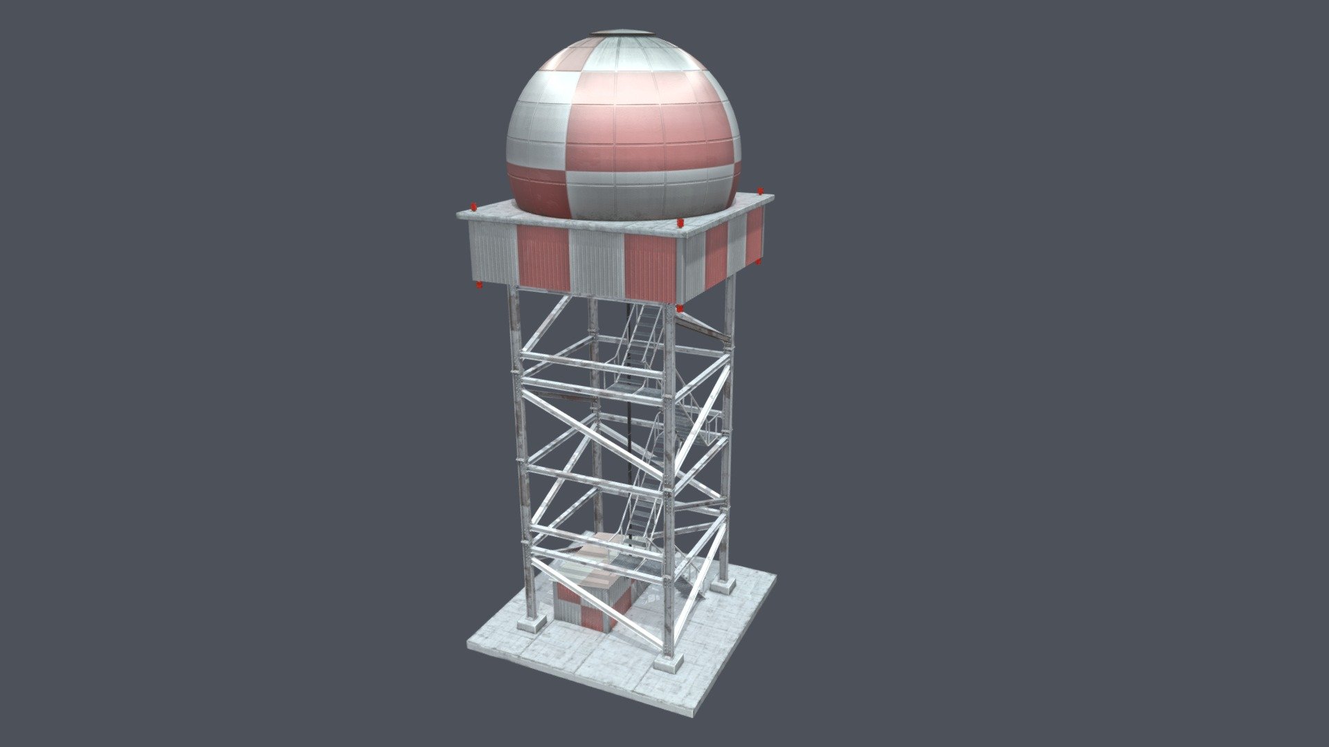 Radar Tower - Download Free 3D model by Sergey Tor (@nanox.petrov ...
