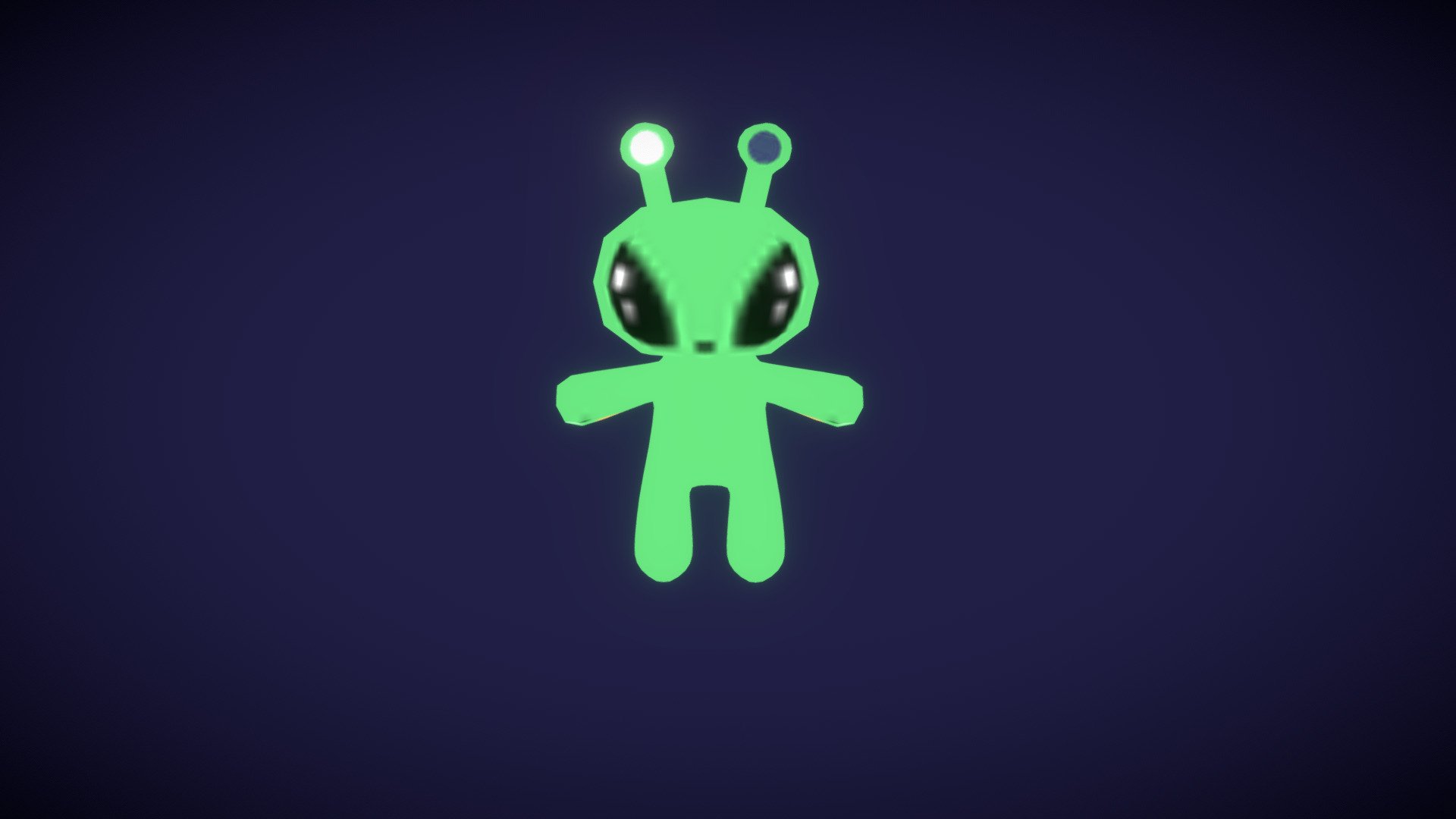 lowpoly ikea alien plushie 'AFTONSPARV' - 3D model by reverse mullet ...