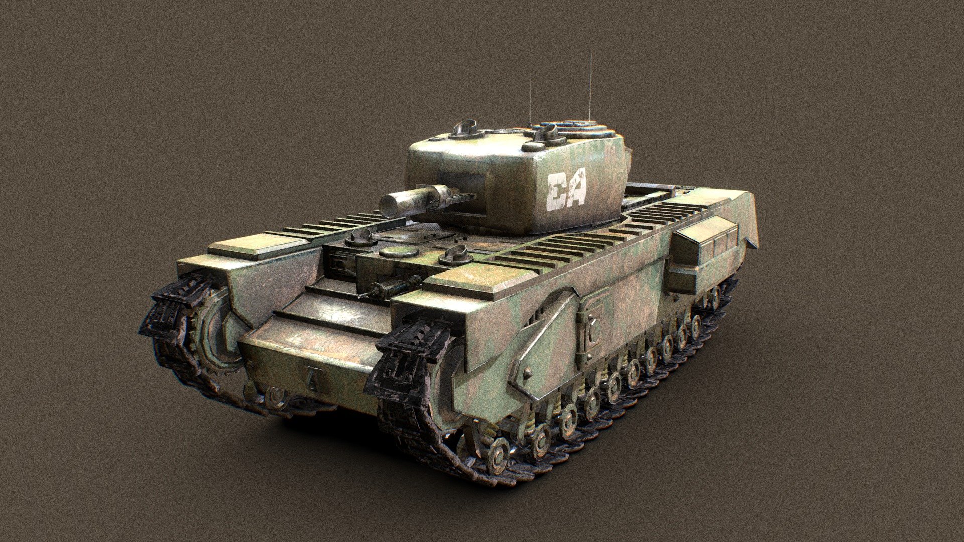 Churchill AVRE - 3D model by Cozmoth [3582329] - Sketchfab