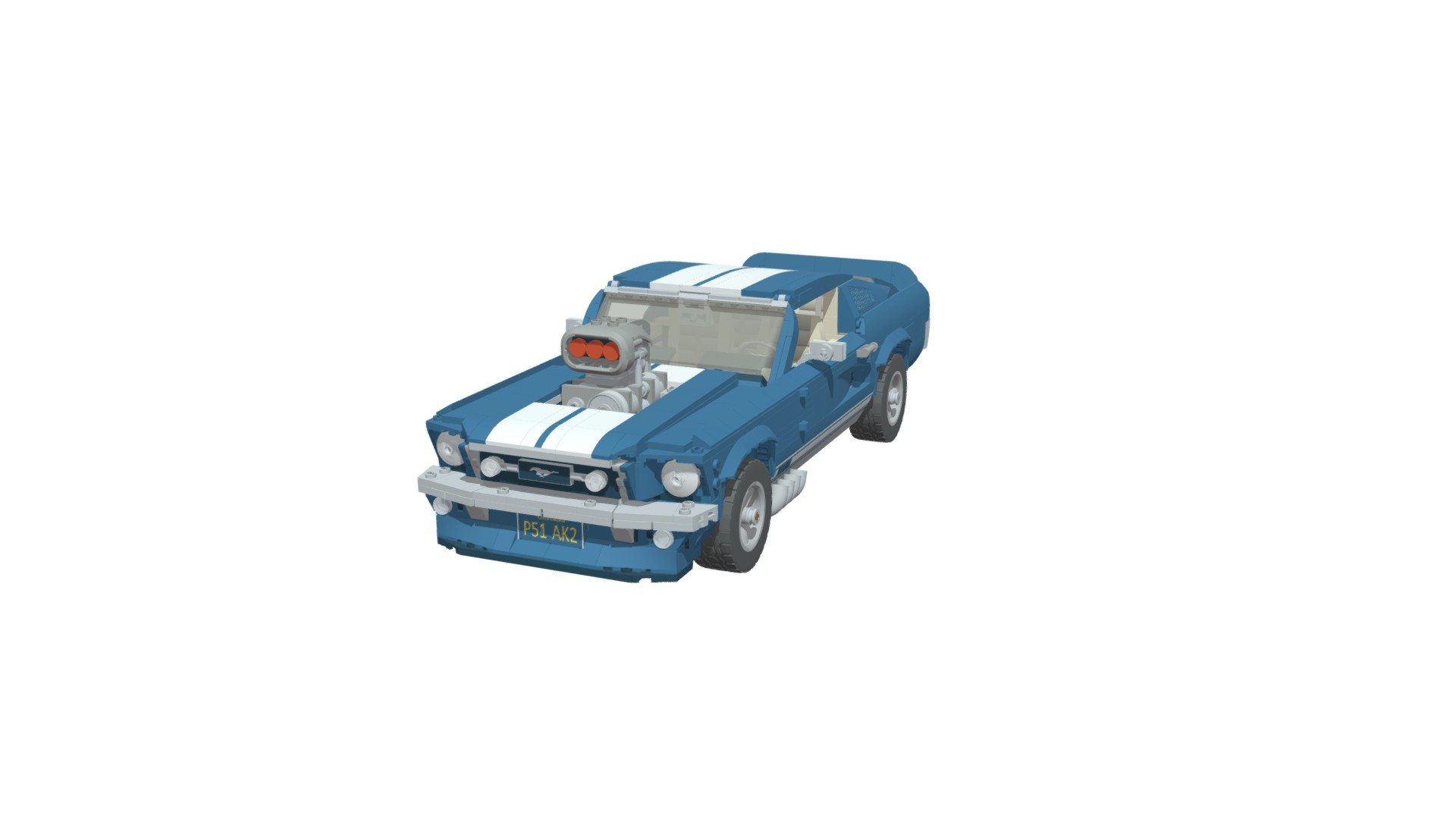 10265 Ford Mustang (Drag Version) - Download Free 3D model by Sleepy ...