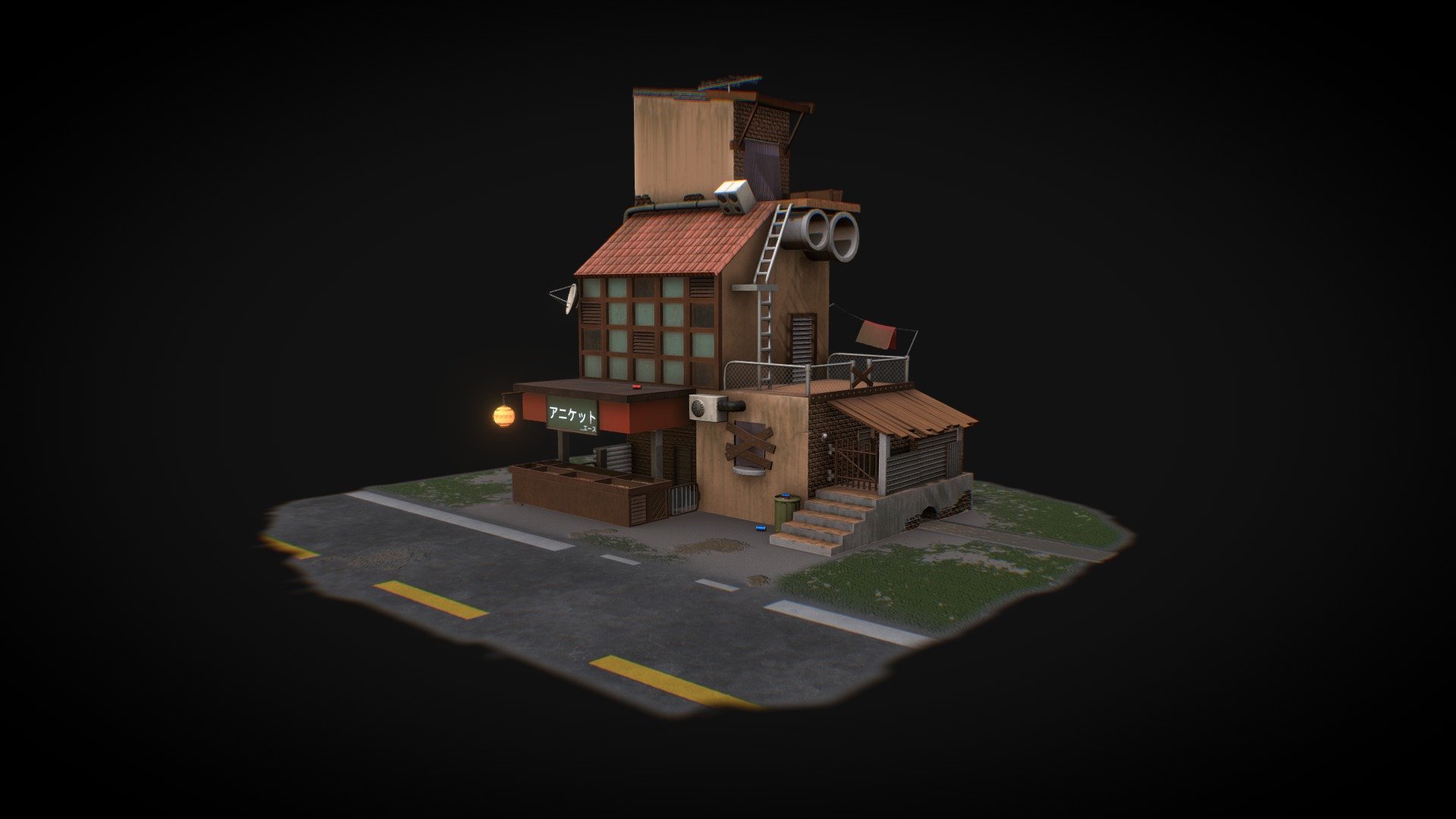 Ghetto house - 3D model by janiket [3583466] - Sketchfab
