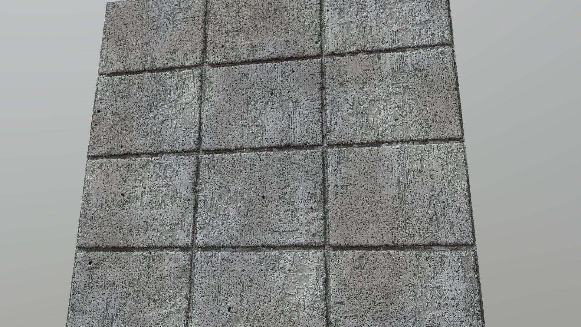 Concrete_Block_Wall - 3D model by Shun Koizumi (@shunsuke.koizumi ...
