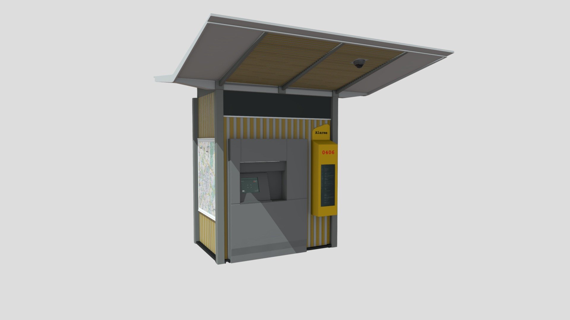 Booth_ATM - 3D model by saffron.valour [3584c10] - Sketchfab