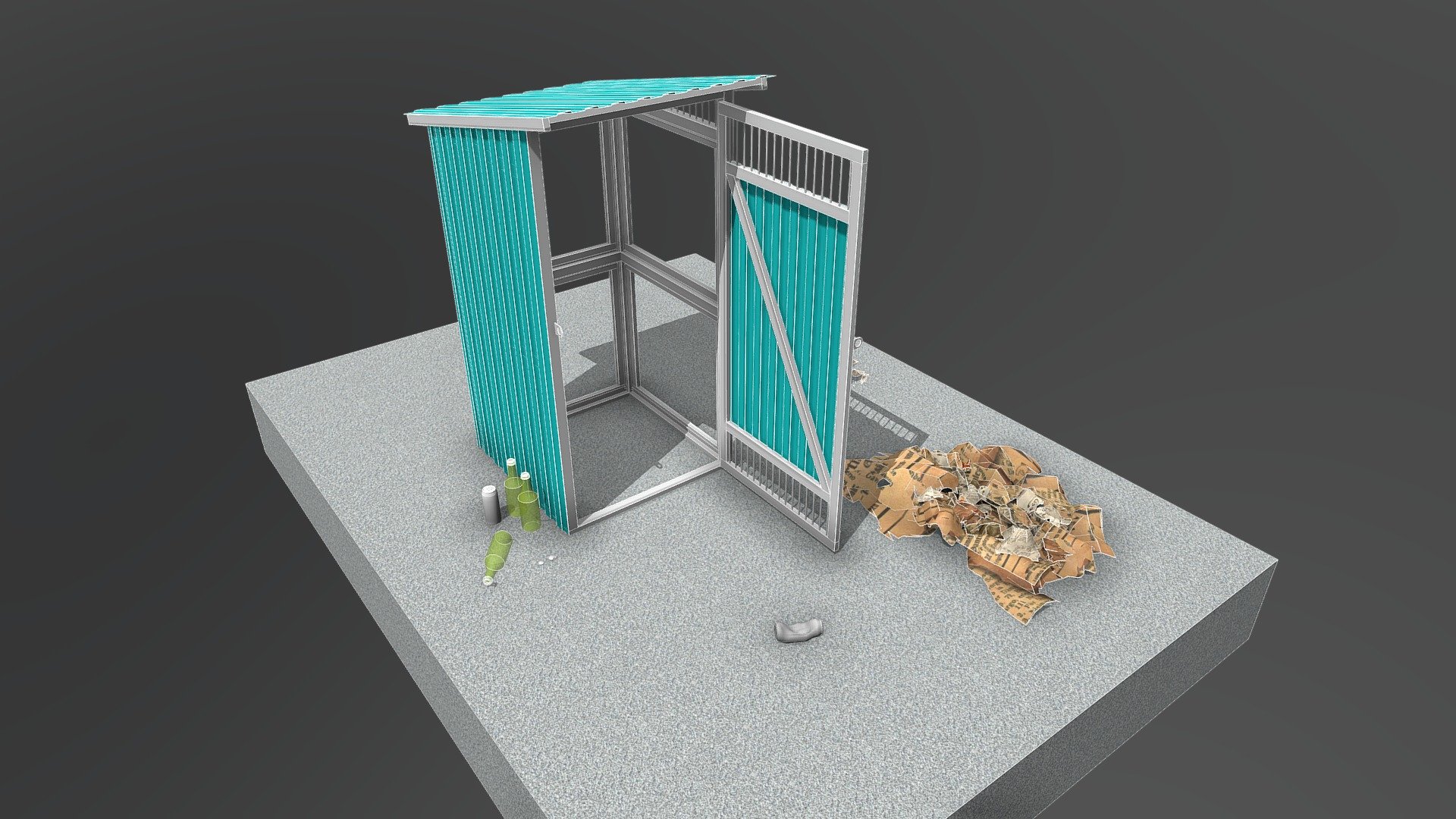 trashbin - 3D model by ProfSvarka71 (@Svarka71) [358540c] - Sketchfab