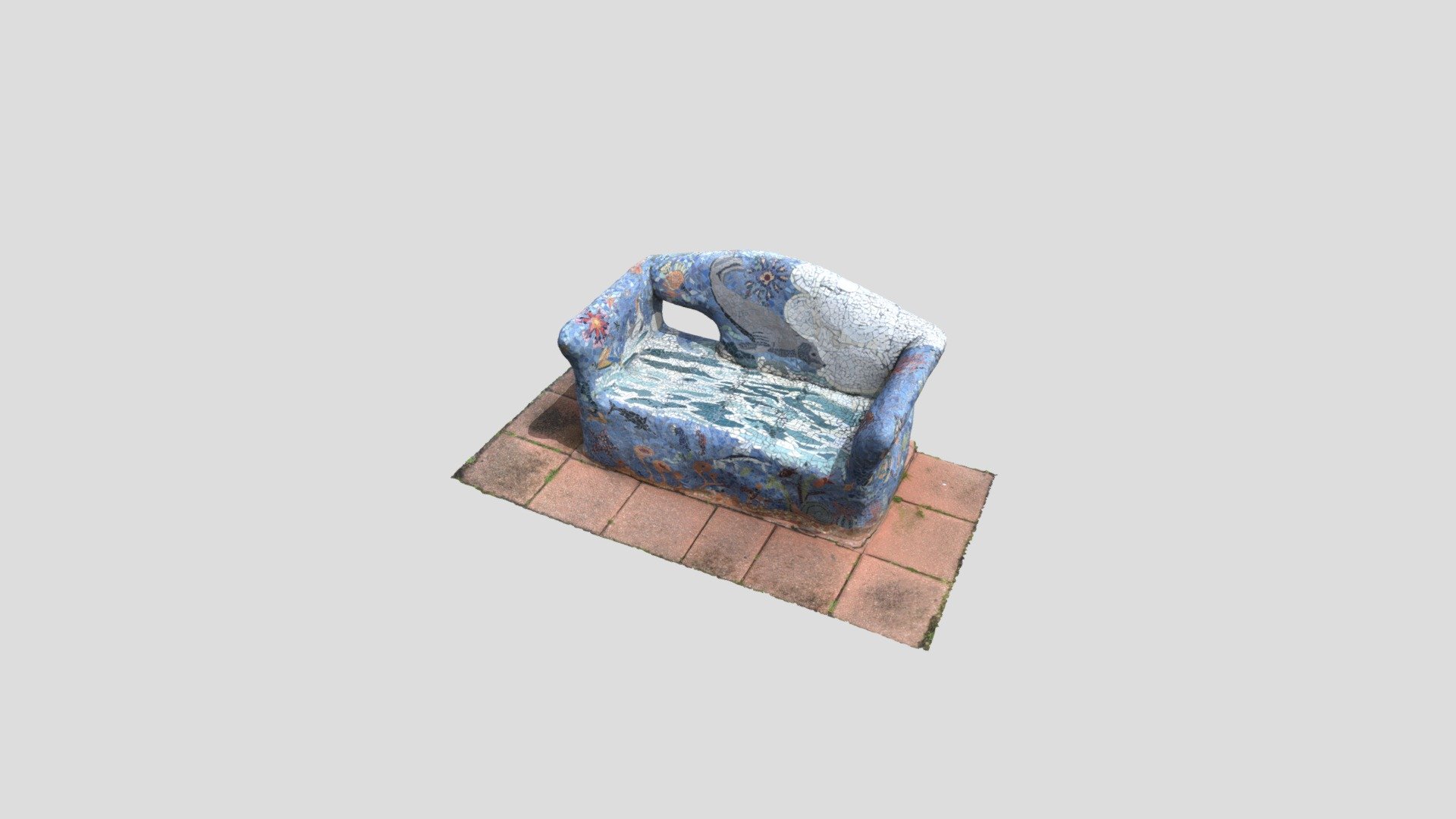 Ceramic Couch - 3D model by markoflynn [35855a2] - Sketchfab