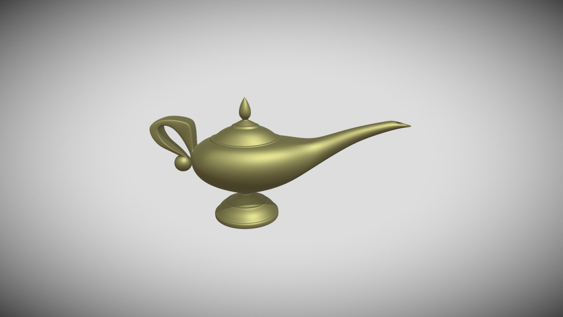 Magic Lamp - 3D model by cecilala [3585817] - Sketchfab