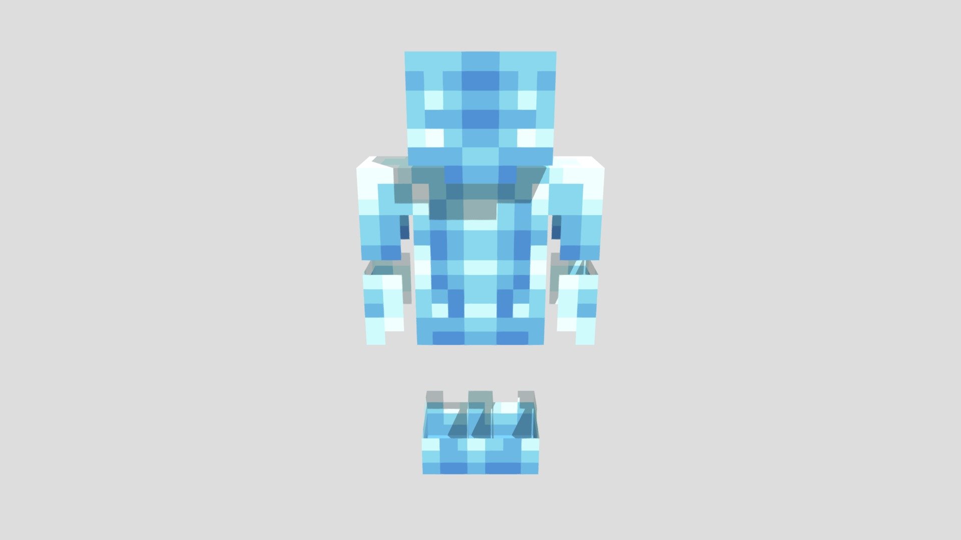 Armor main MC ICE - 3D model by businessiampixel [3585b6e] - Sketchfab
