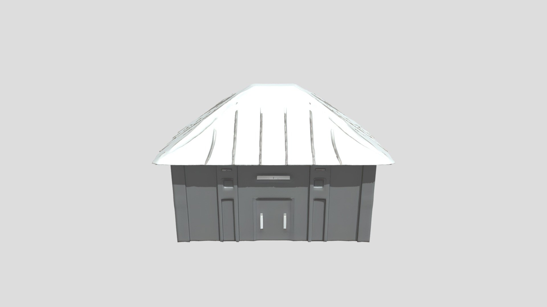 thatched roof hut - 3D model by AI Photogrammetry (@Above-Israel ...