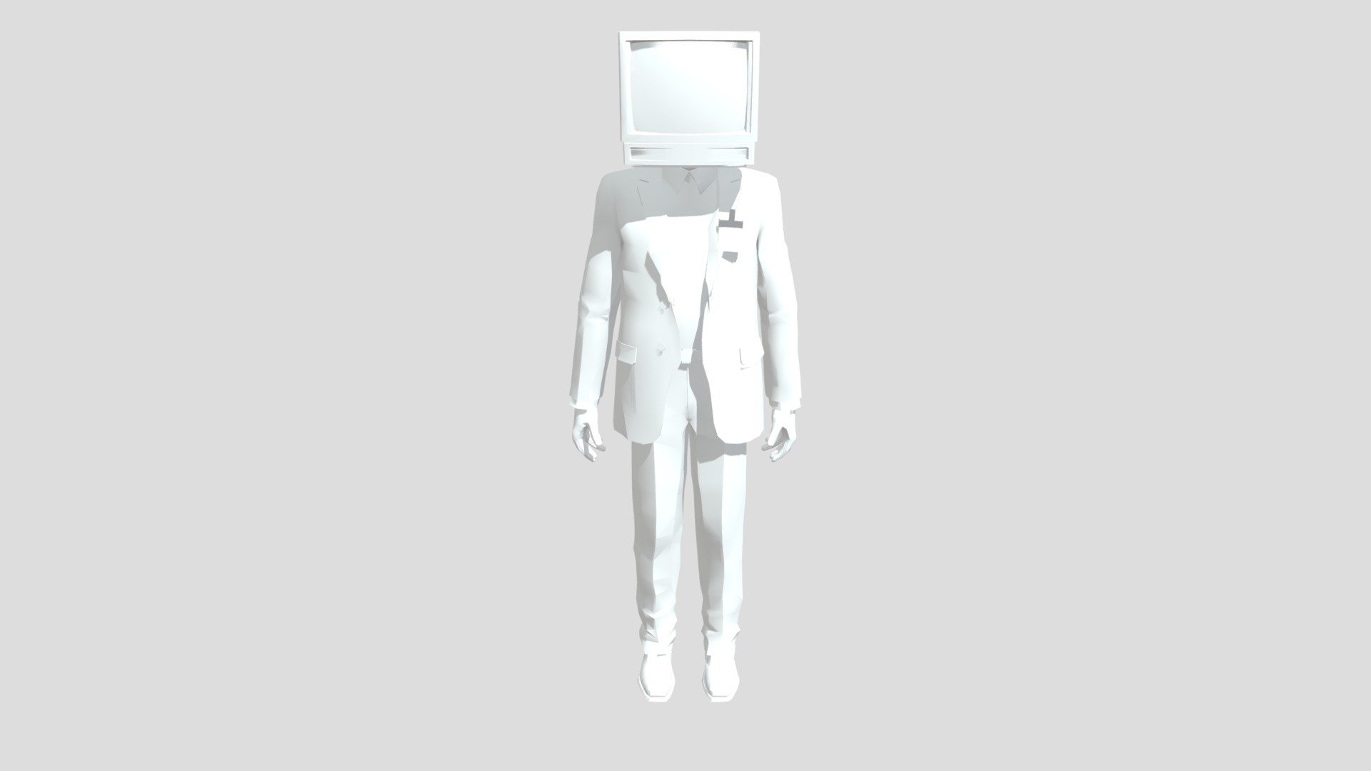 Scientist Computer Man - Download Free 3D model by Mini brick (@Mini ...