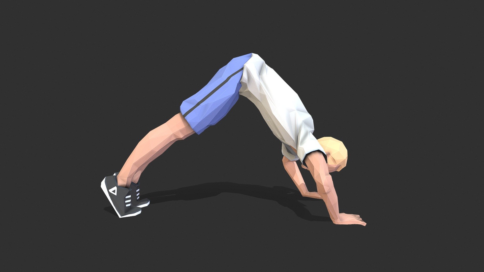 Pike pushups Exercise - Buy Royalty Free 3D model by danielmikulik ...