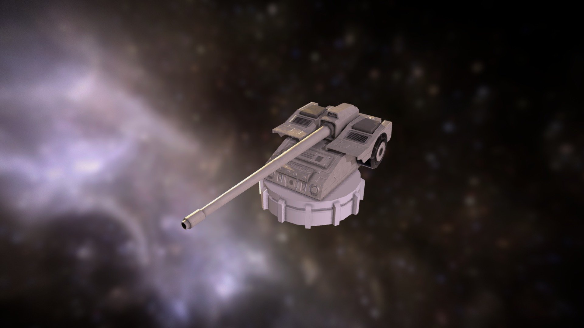 Star Wars Long Range Medium Turbolaser - 3D model by Elratie [358a869 ...