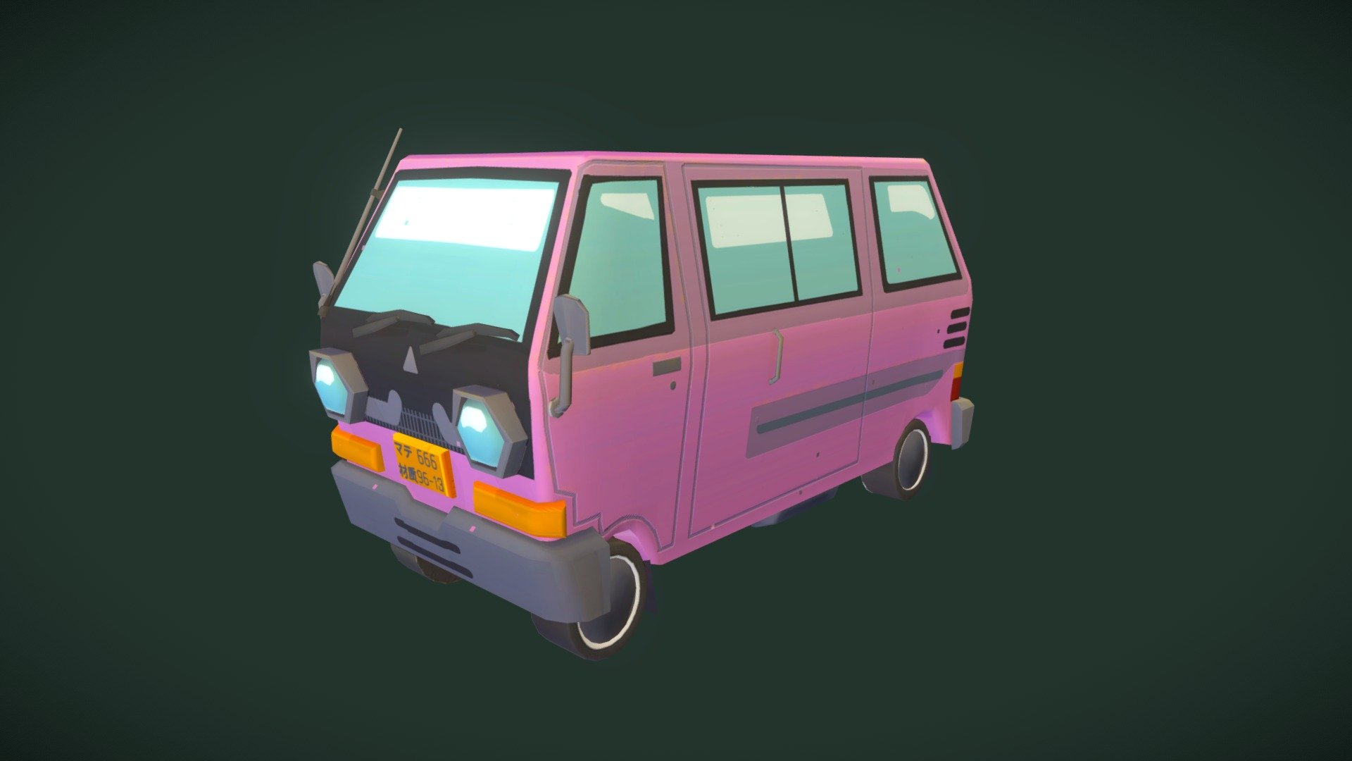 Dream Van - 3D model by Amanda Melville (@amandamelville) [358a8d1 ...