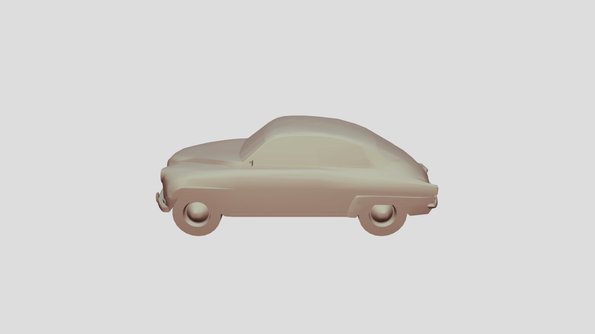 Saab Sports 1962 lowpoly for 3D-printing - Download Free 3D model by ...