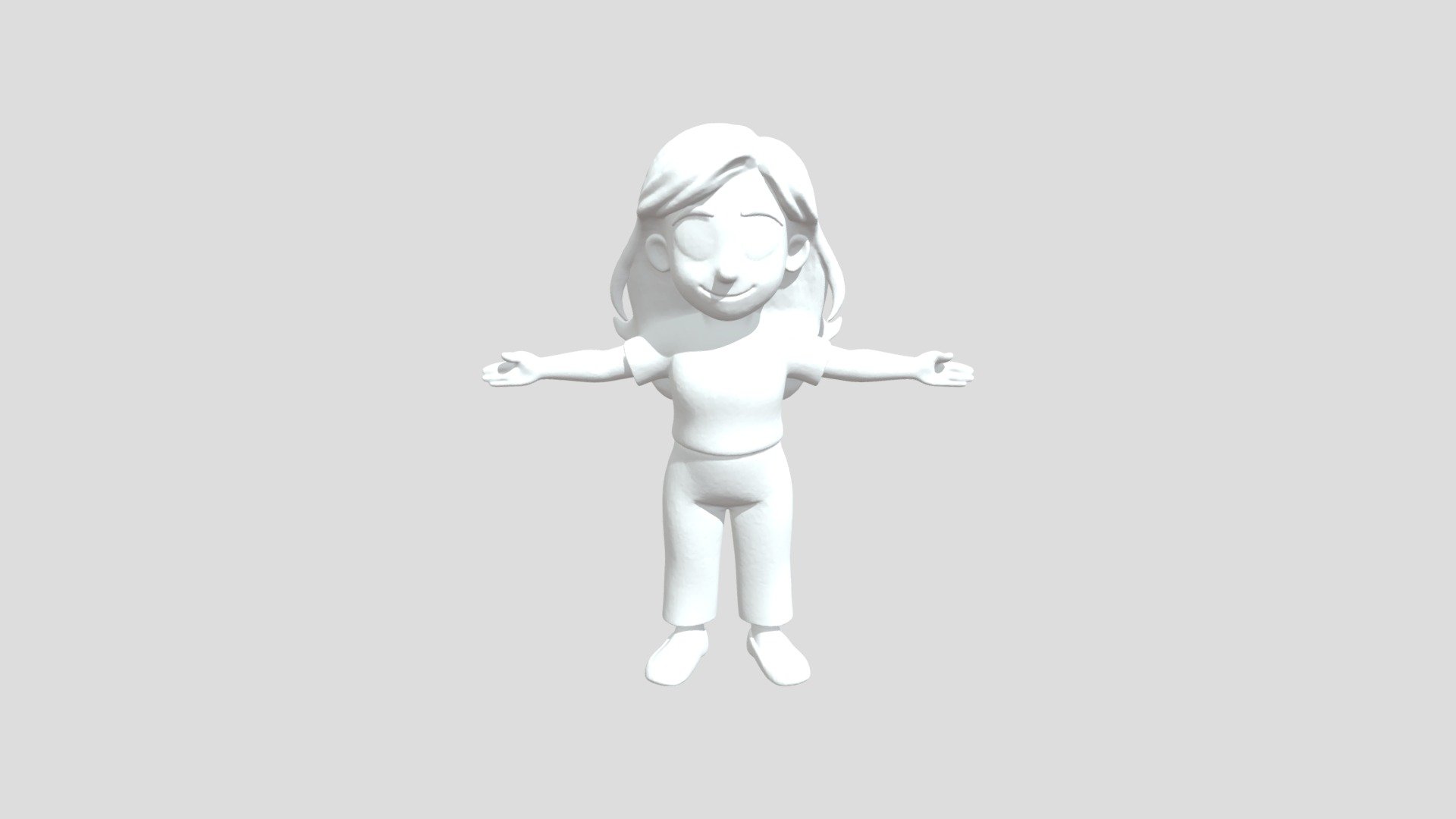 Smiling Character - Download Free 3D model by matabpor.angel [358bdaf ...