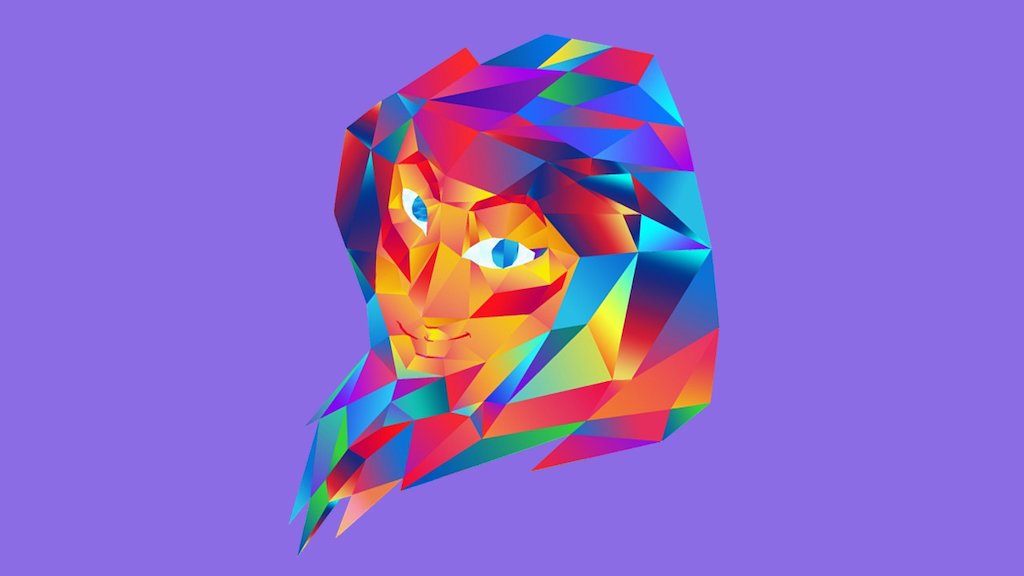 Low Poly girl - 3D model by Gabrielgt16 [358c1b5] - Sketchfab