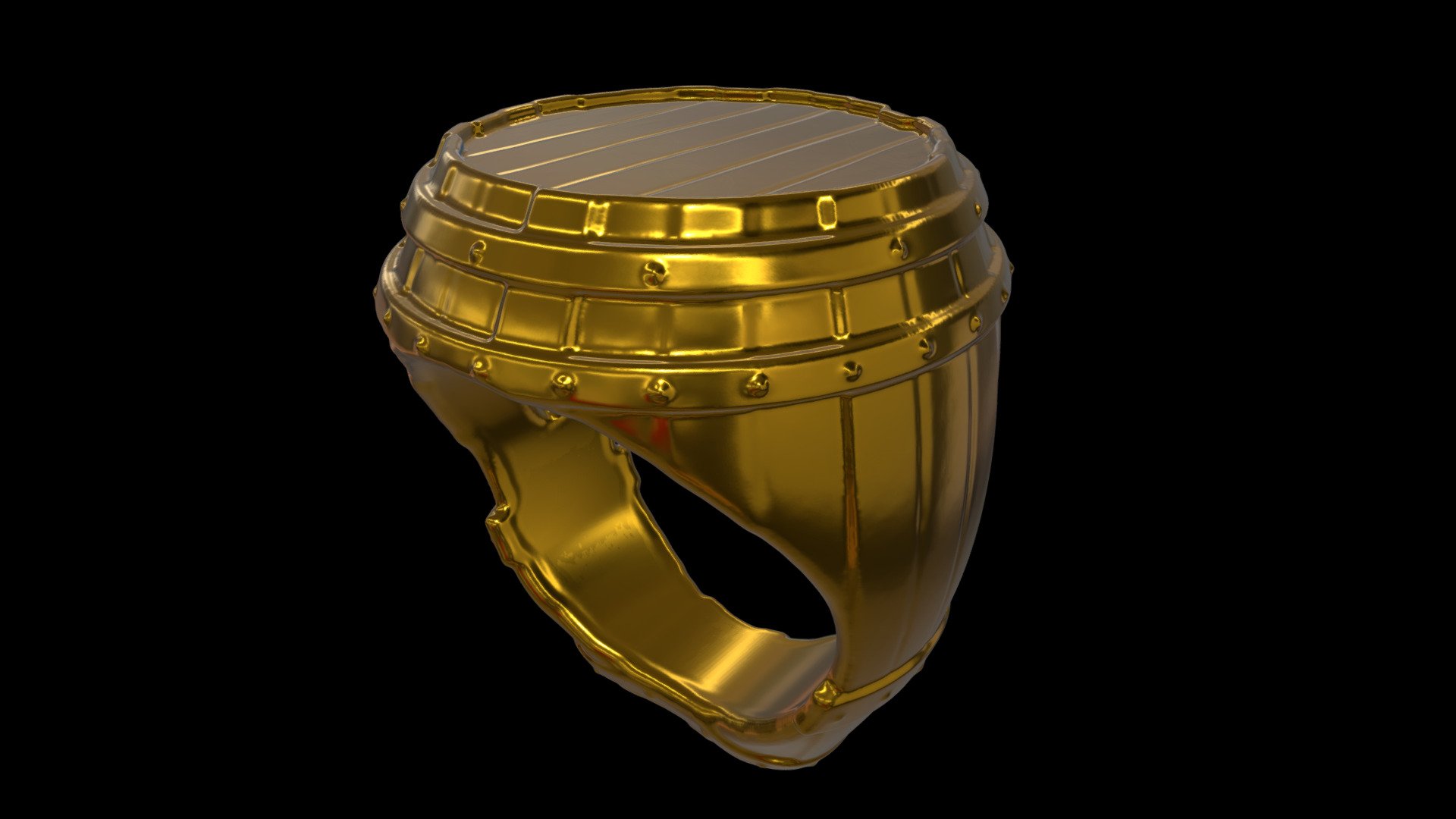 Anillo Barril/barrel ring - Buy Royalty Free 3D model by ra ...