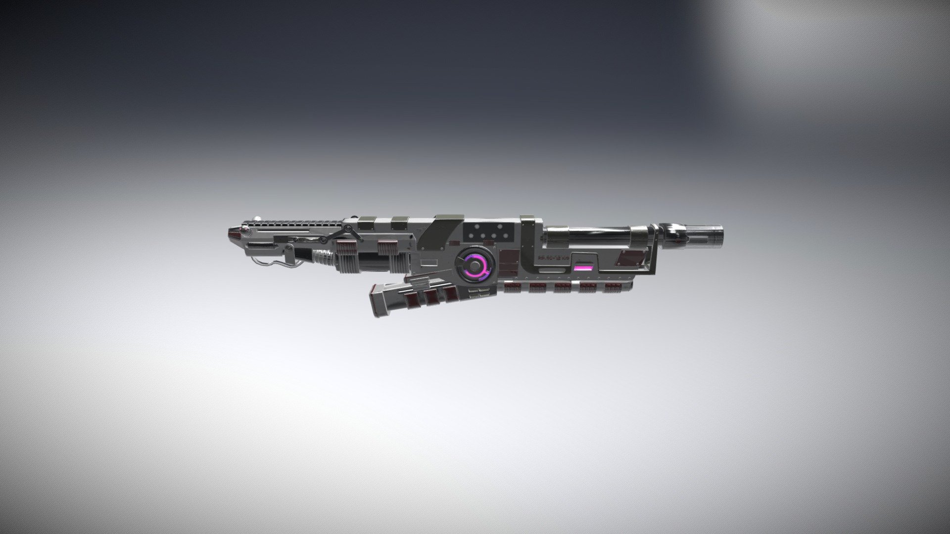 Mech Gun - 3D model by jtgould [358db24] - Sketchfab