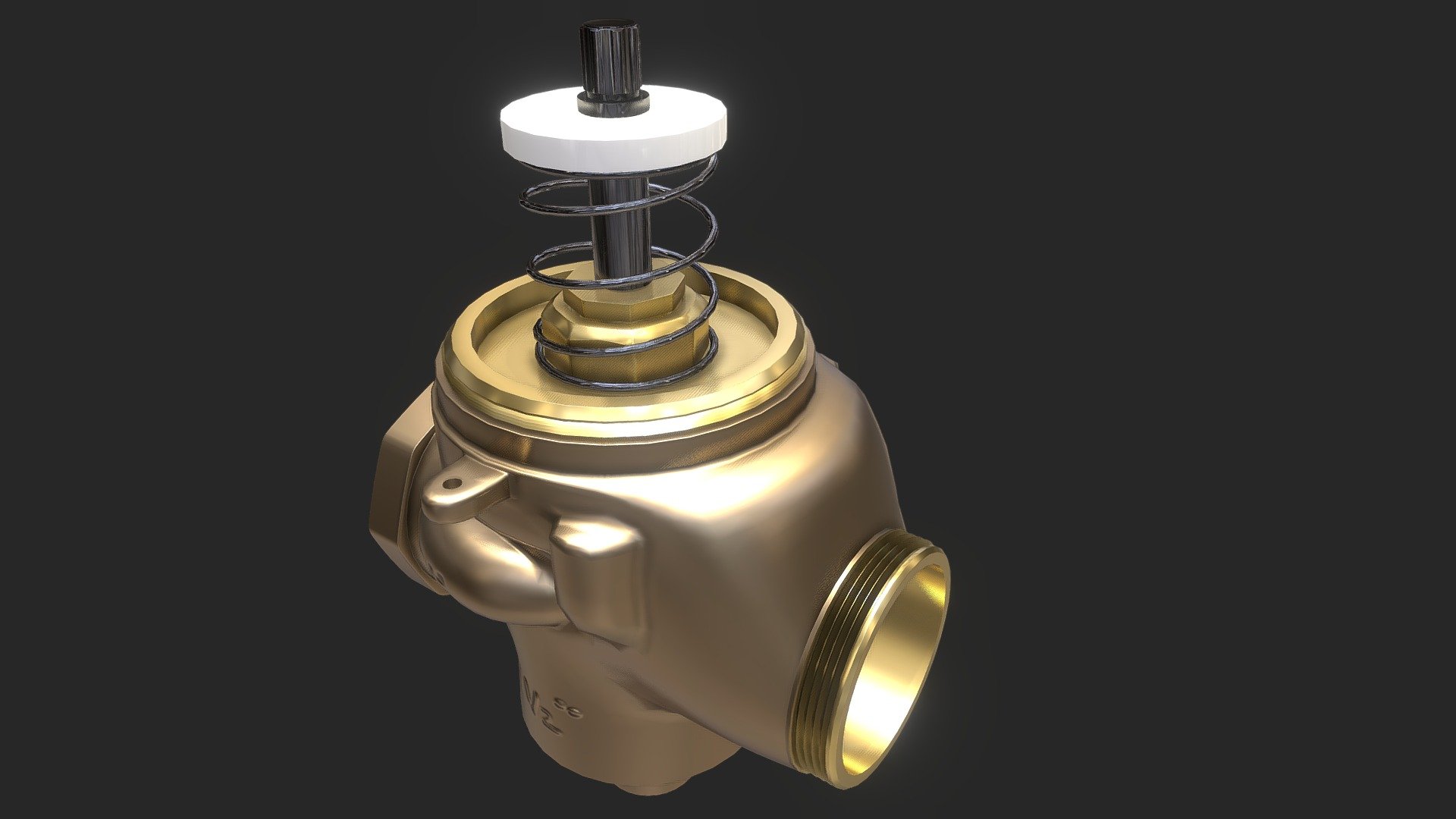 Check Ball Valve - 3D model by Sunil Dev Hariharan (@sdh93) [358e2a5 ...