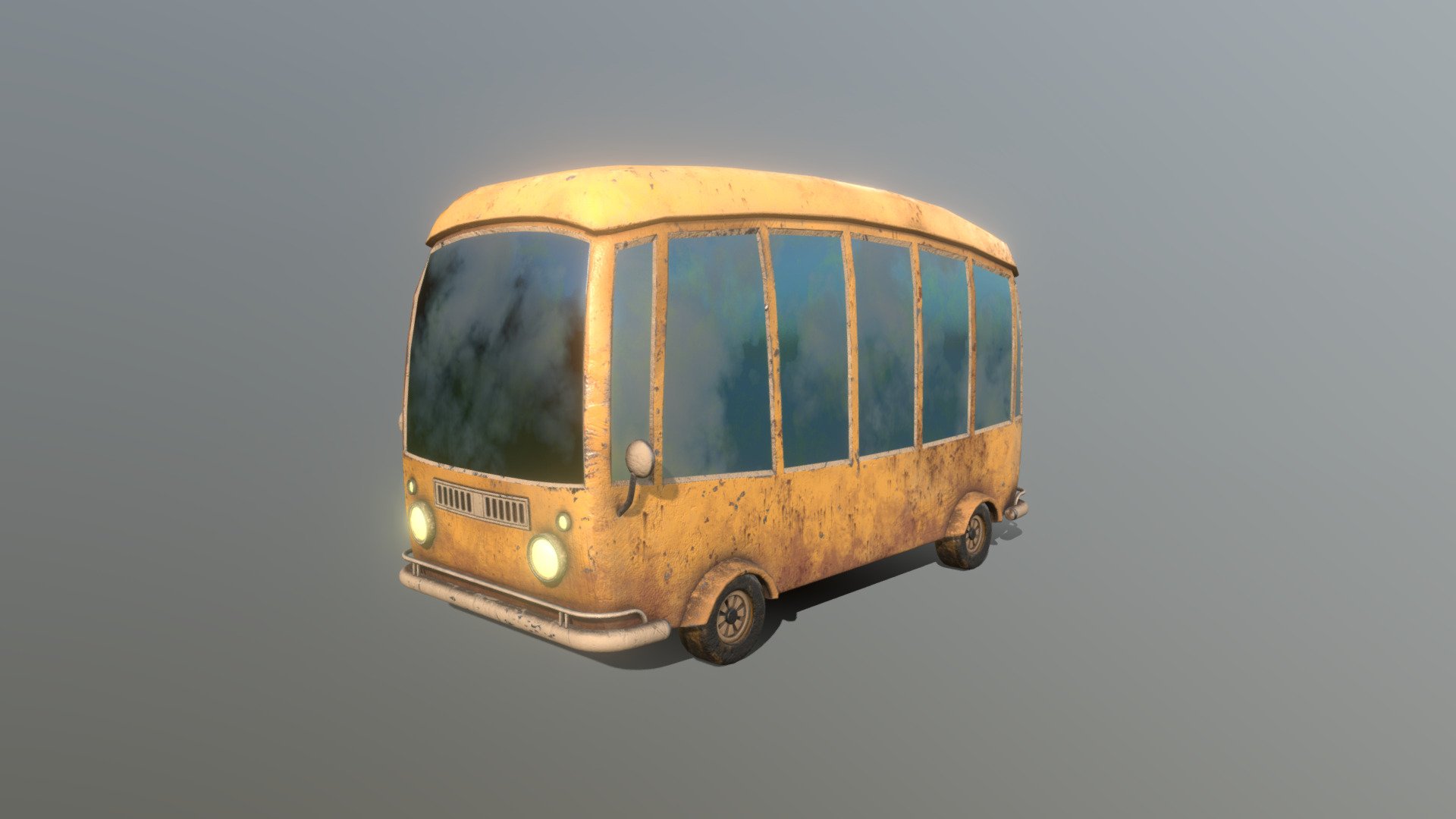 Stylized Cartoon Bus / Van - 3D model by Art-Teeves [358ee85] - Sketchfab