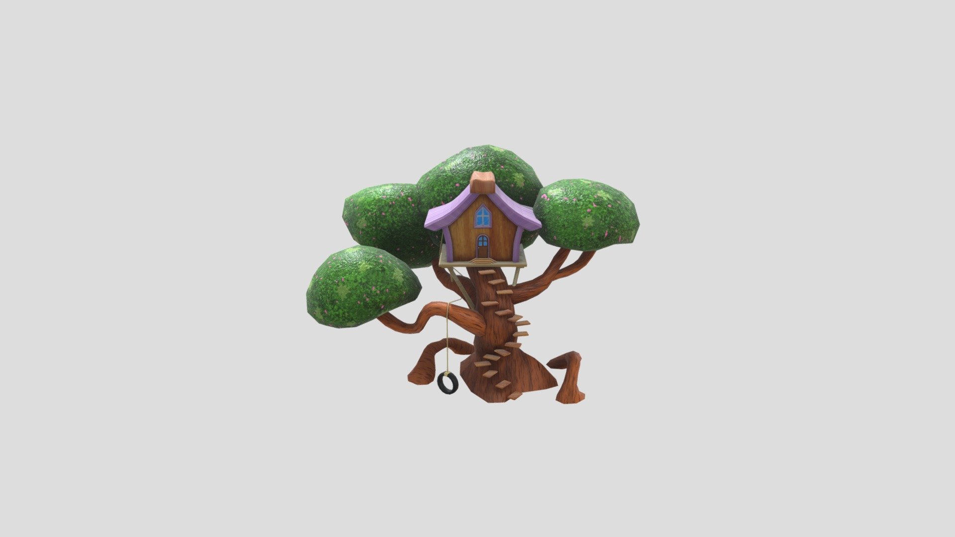 tree house - 3D model by angelinnnna [358f13c] - Sketchfab
