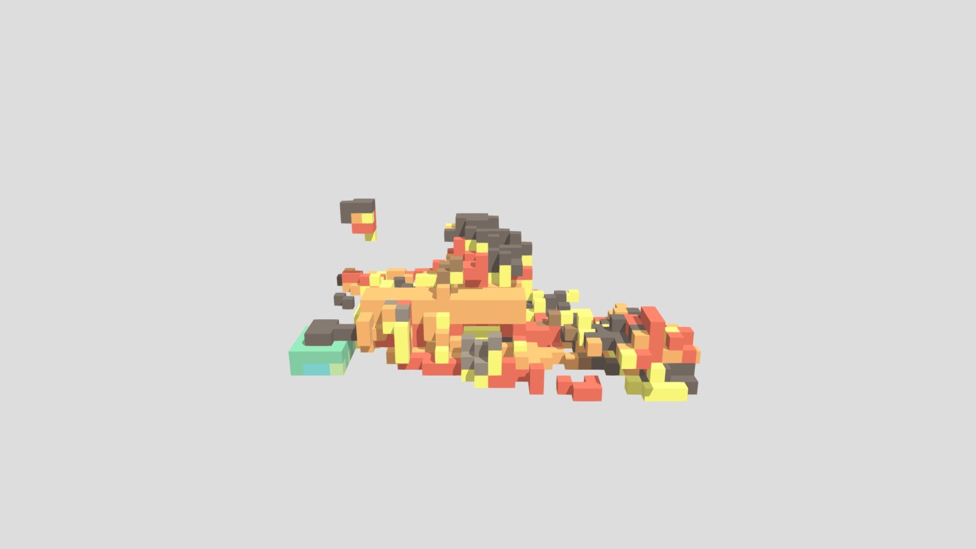 Explosion - 3D model by blackzero484 [35916f1] - Sketchfab