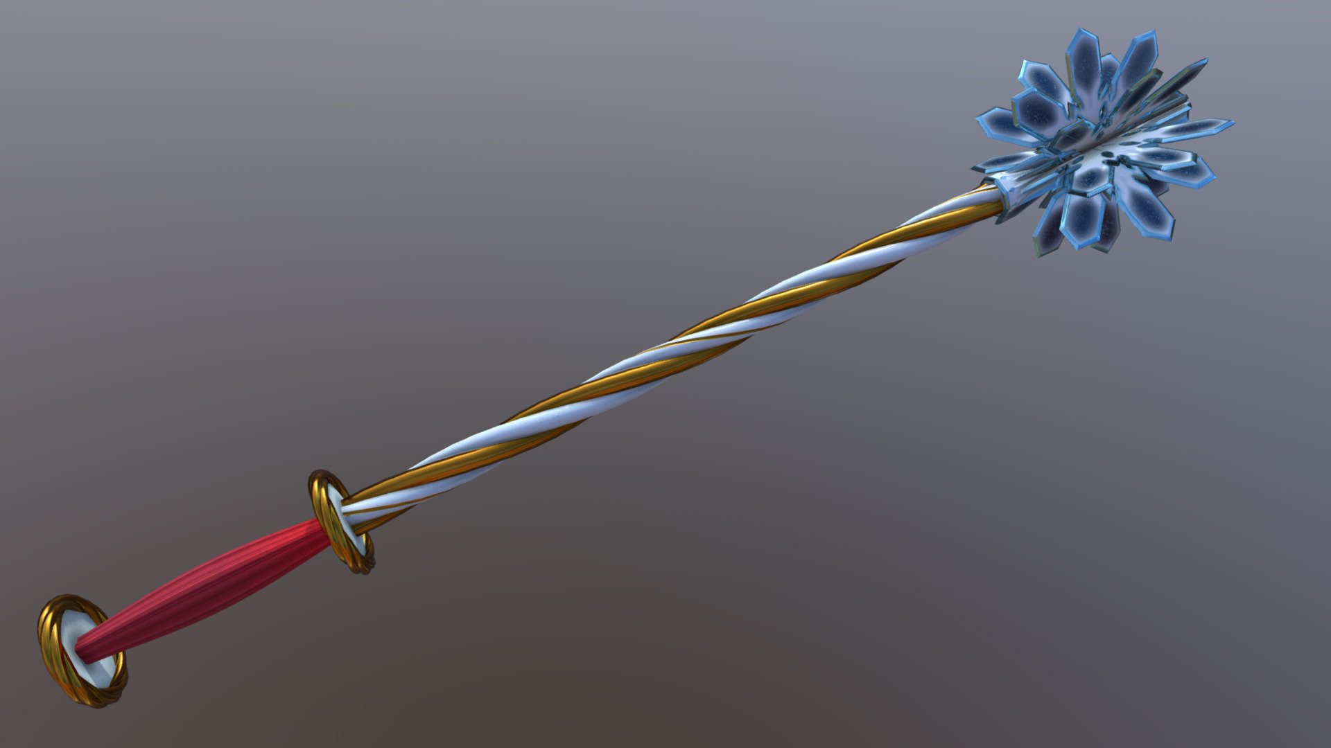 Winter Snowflake Mace - 3D model by slytacular [35921b0] - Sketchfab