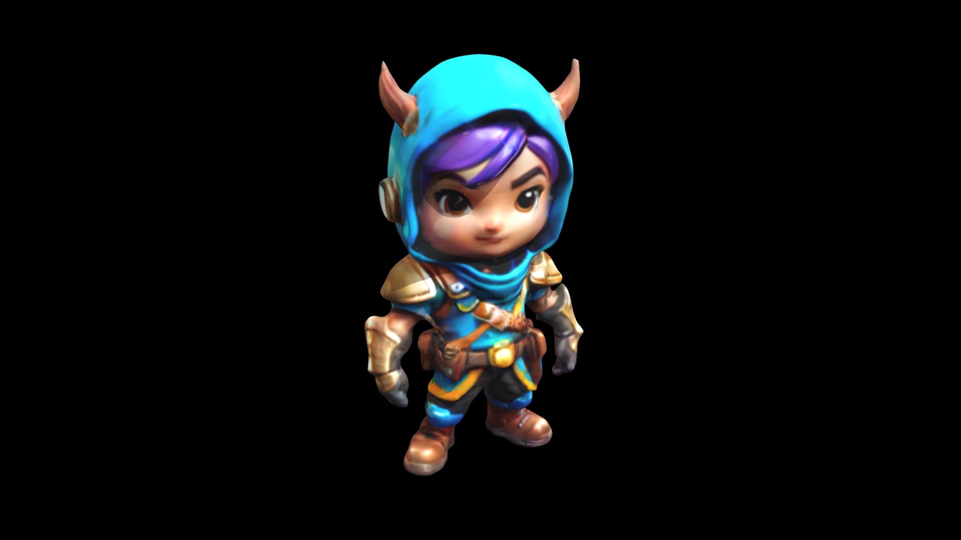 The Cartoon Network characters name is "Sky - Download Free 3D model by ...