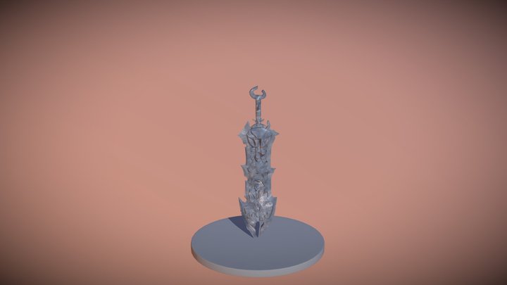 Sword-maya-3d-model 3D models - Sketchfab