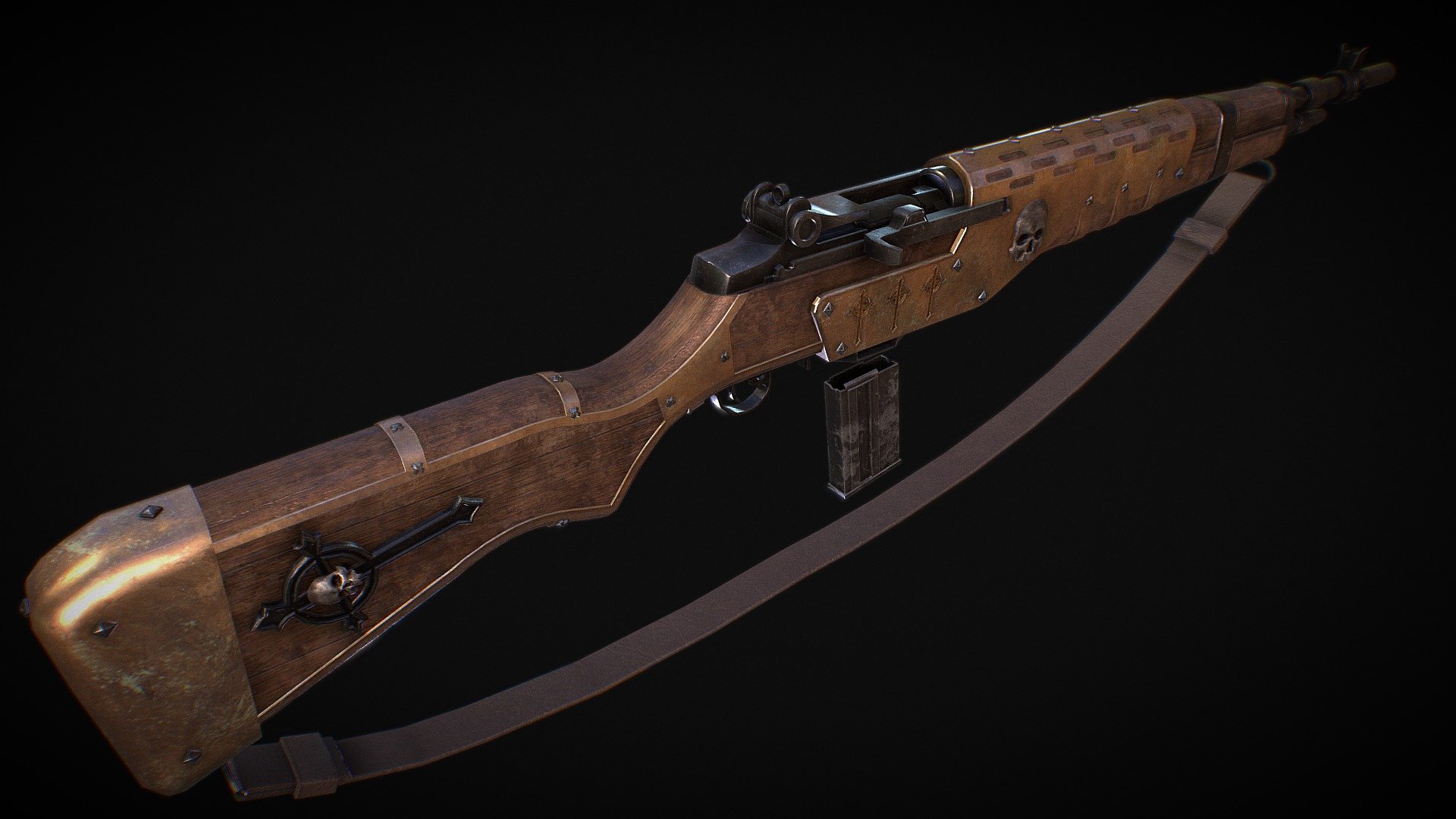 Gothic Rifle TEST - 3D model by HAL-9000 [3594be0] - Sketchfab