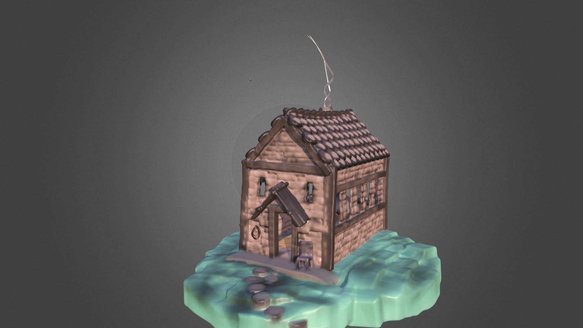 Primitive Cabin - 3D model by blanche.ballard [3596cb1] - Sketchfab