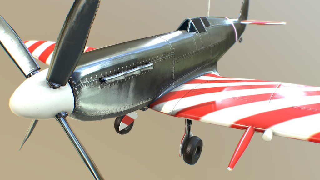 spitfire - Download Free 3D model by 3dsam79 [3597803] - Sketchfab