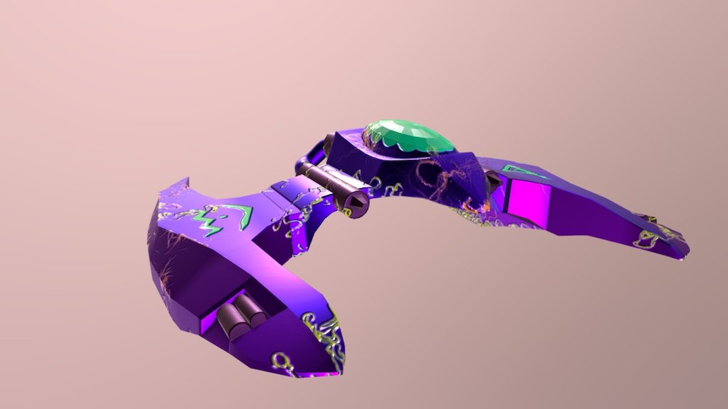 Alien Patrol Boat - Small - 3D model by JGold [35978ce] - Sketchfab