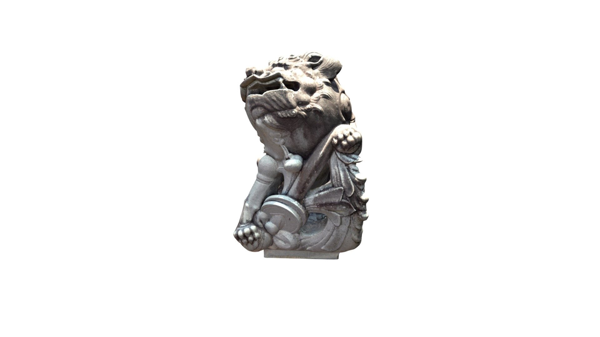Male Foo Lion Xiang Lin See - 3D model by ArtMonite [3597cc9] - Sketchfab