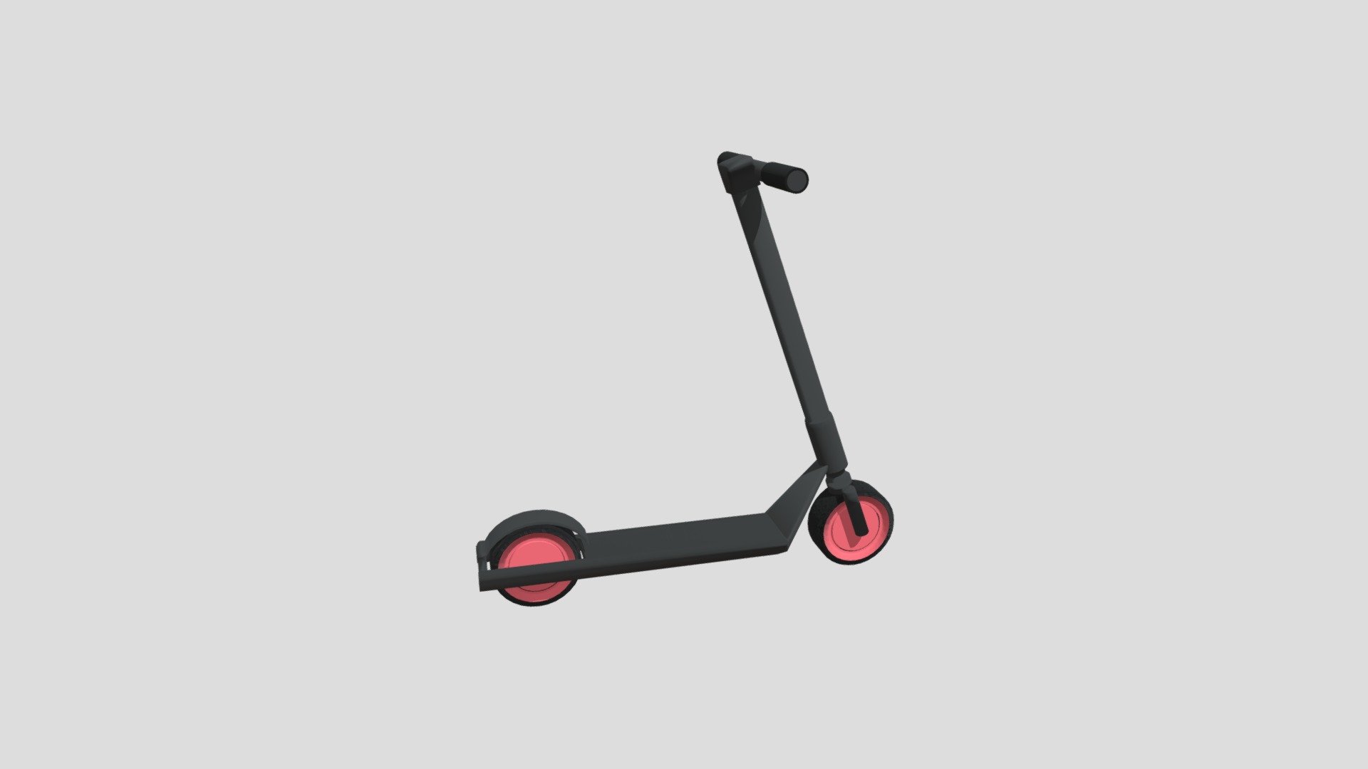 Low-poly electric scooter - Download Free 3D model by So_far_away ...