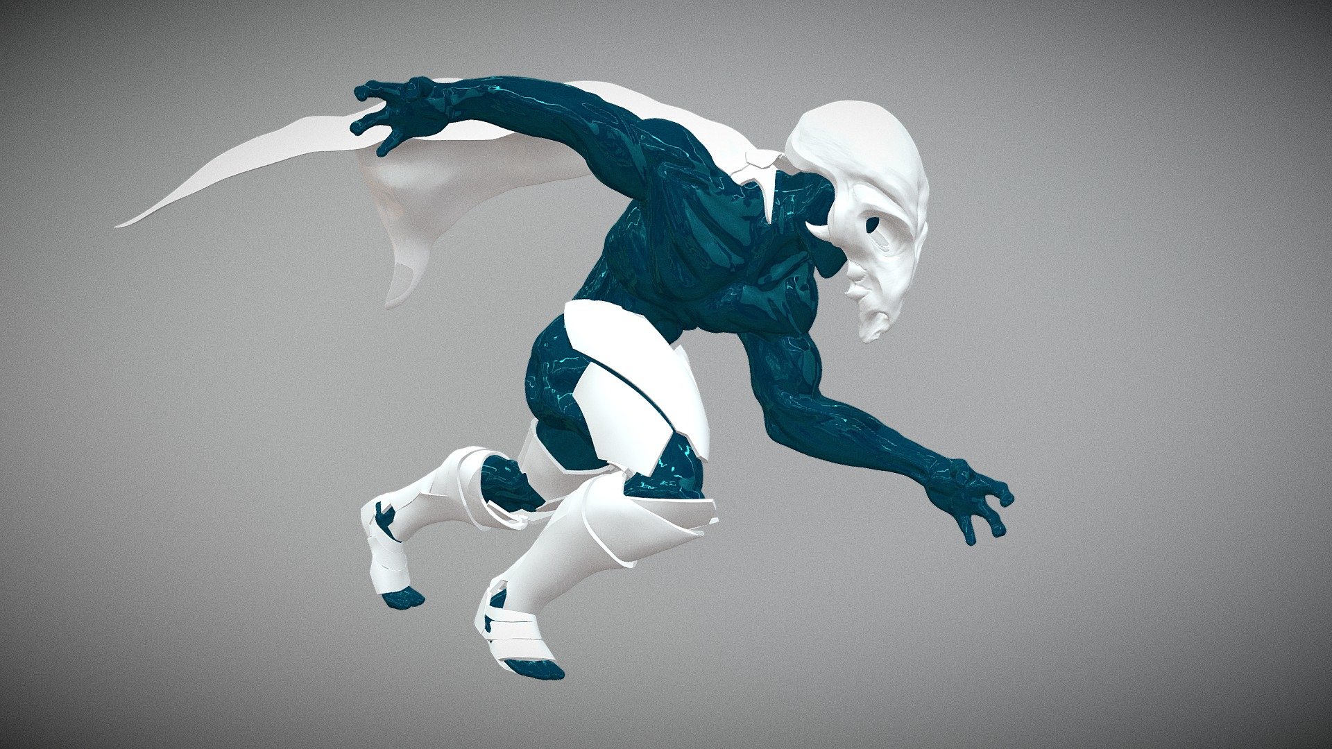 Skull Alien - 3D model by Daniel Pescador (@DanielPescador) [359a5da ...