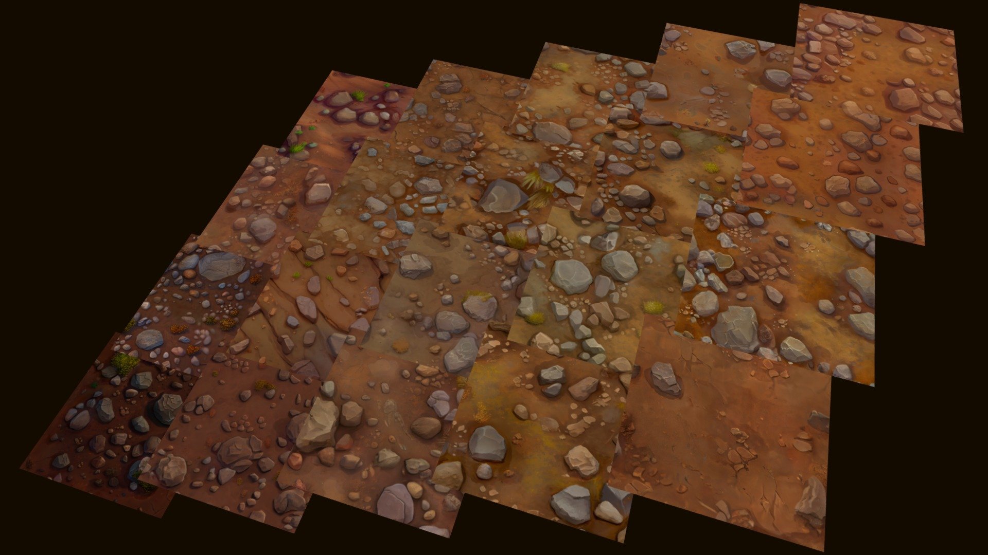 Ground: Earth & Rocks 20 TEXTURES (Handpaint) #5 - Buy Royalty Free 3D ...