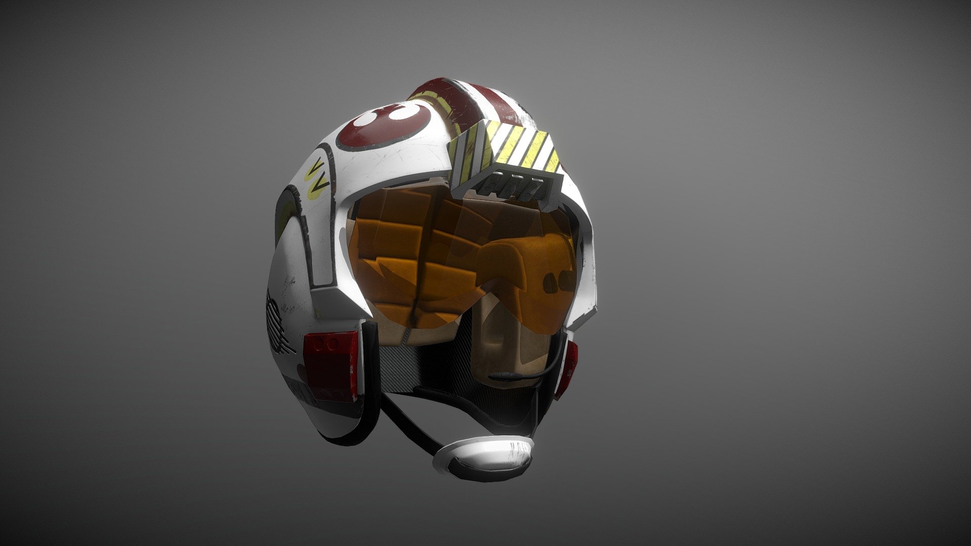 Ark'd Rebel Flight Helmet - 3D model by lanthanum [359a651] - Sketchfab