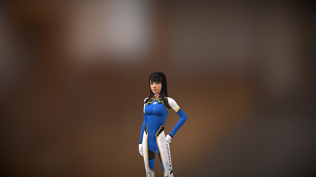 ESDA Girl - 3D model by arkiando [359c4e5] - Sketchfab