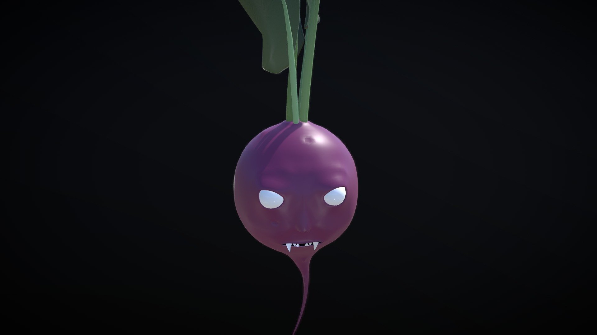 Evil radish - 3D model by MichelleBV [35a0099] - Sketchfab