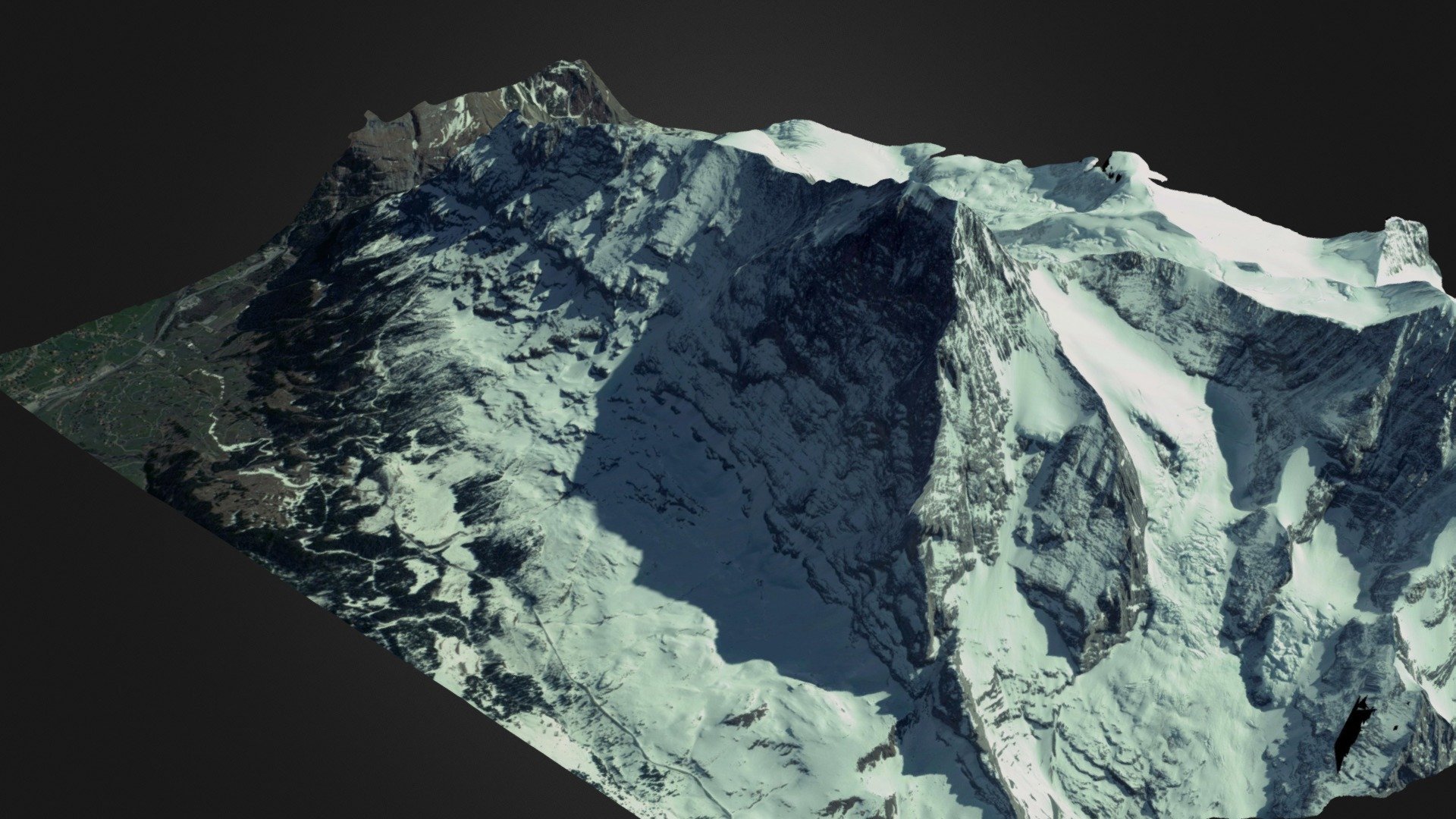Eiger 3.970 m - 3D model by SantiaGoCu (@santi.gc) [35a29f3] - Sketchfab