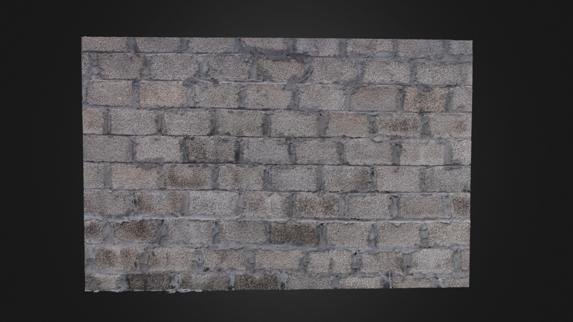 Block wall - one side - Download Free 3D model by Asif Janjua ...