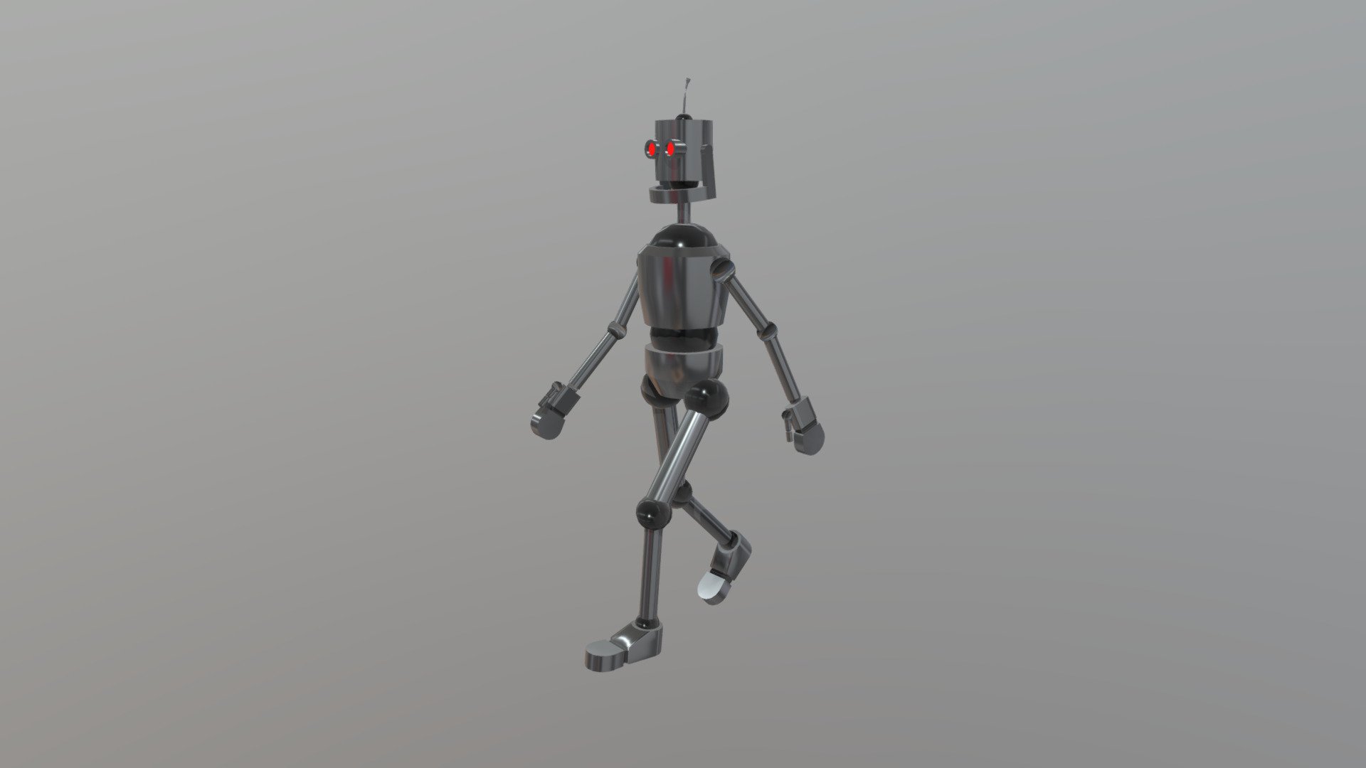Robot Walking Cycle Practice - Download Free 3D model by bahuang ...