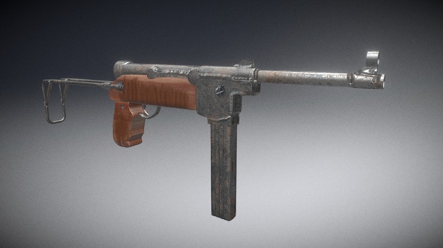 MP-48 WW2 - Download Free 3D model by Charlie Tinley (@Tnkii) [35a5b61 ...