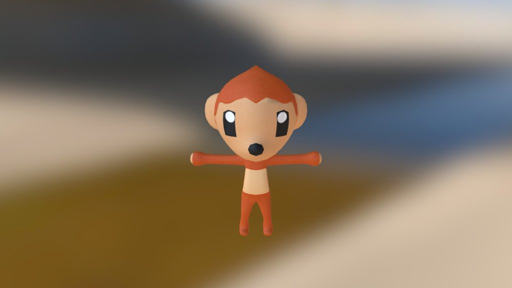 Monkey - 3D model by ching-jen [35a693d] - Sketchfab